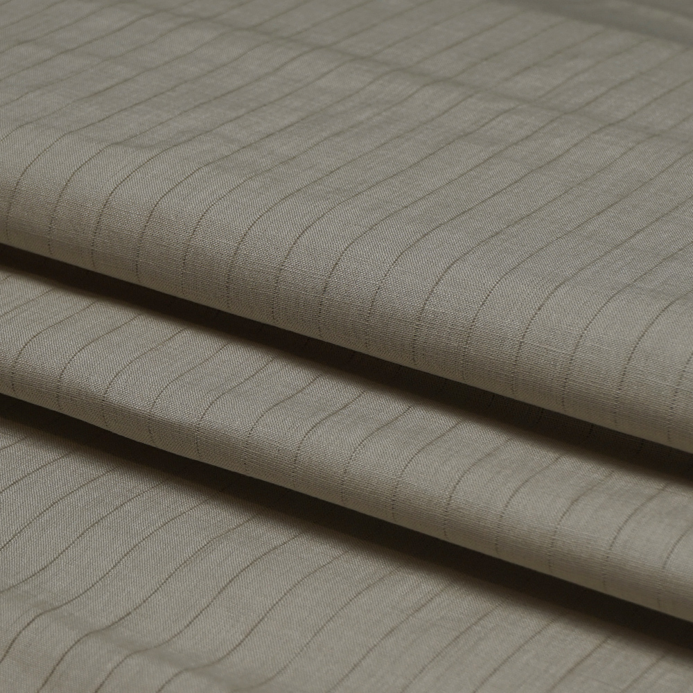 Burgoyne 100% Pure Linen Beige Stripes Fabric – Linen Avenue