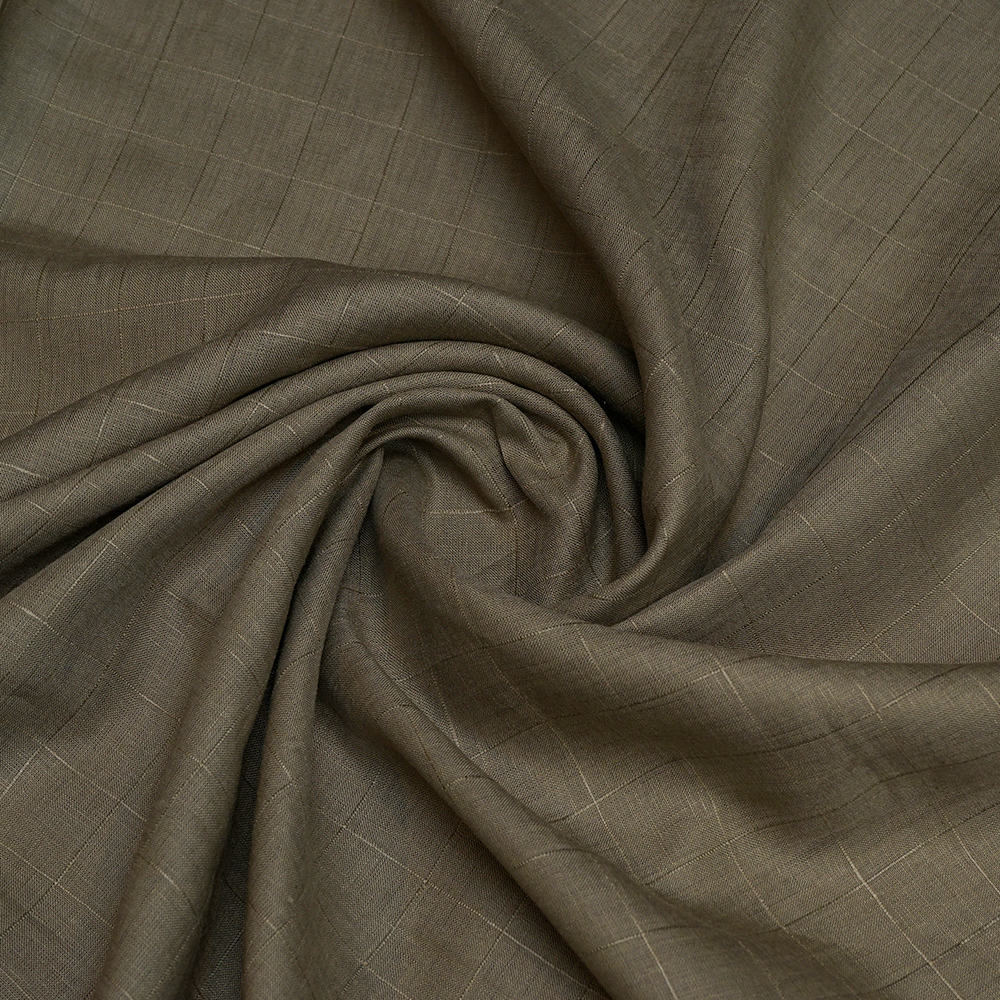 Burgoyne 100% Pure Linen Green Checks Fabric – Linen Avenue